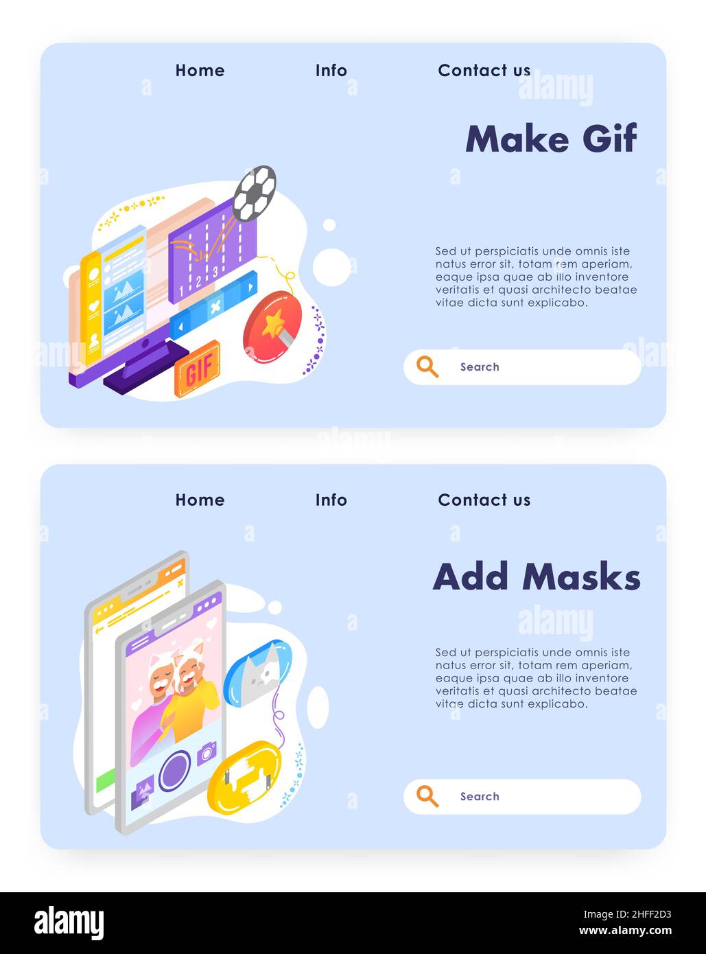 Football header mask Stock Vector Images - Alamy