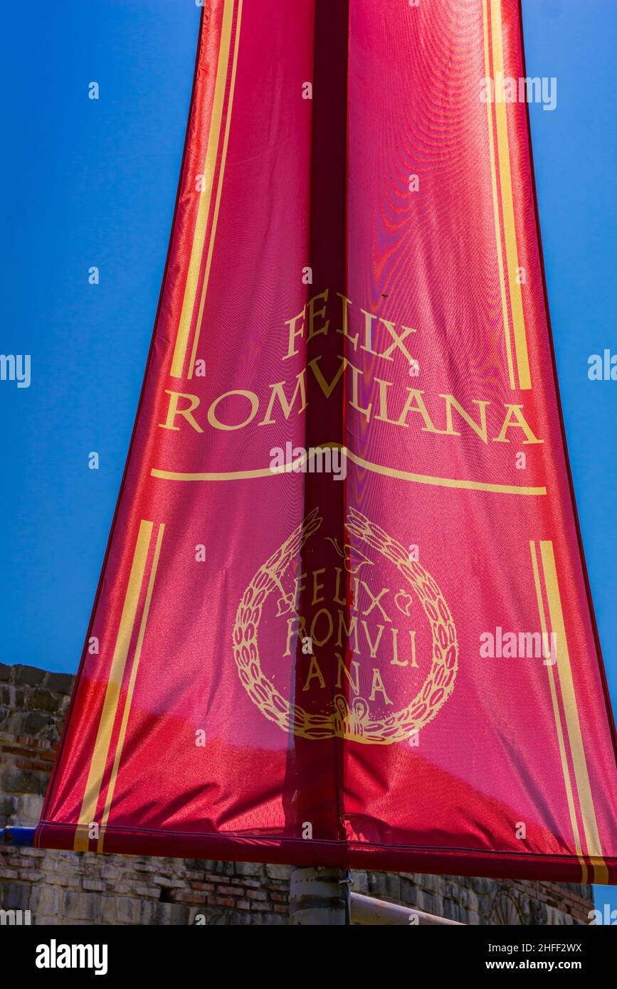 Roman flags hi-res stock photography and images - Alamy