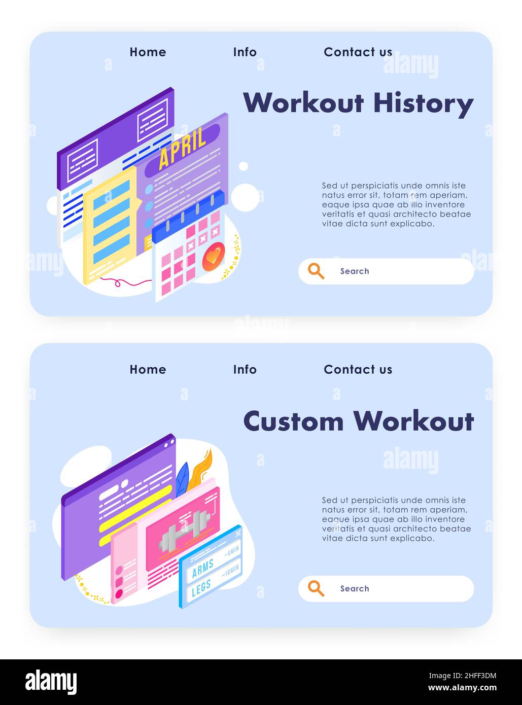 Custome workout program and exercise schedule. Healthy lifestyle ...