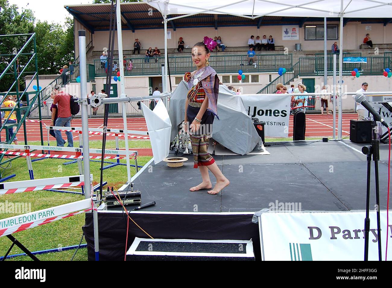 Family entertainment on offer in Wimbledon Park. An Edwardian Fair ...