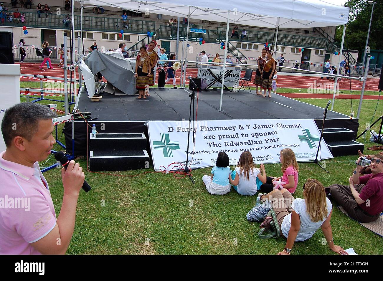 Family entertainment on offer in Wimbledon Park. An Edwardian Fair ...