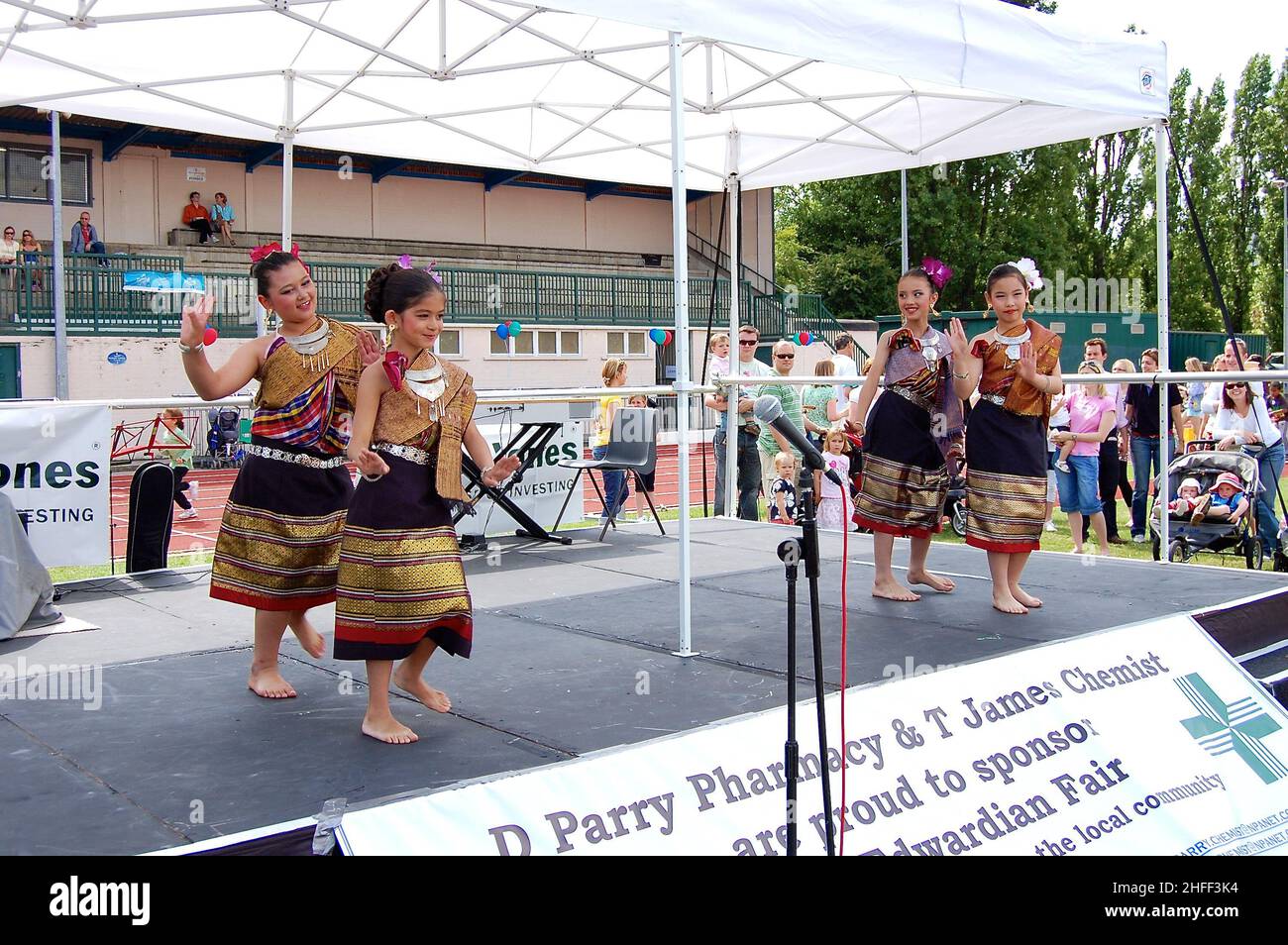 Family entertainment on offer in Wimbledon Park. An Edwardian Fair ...