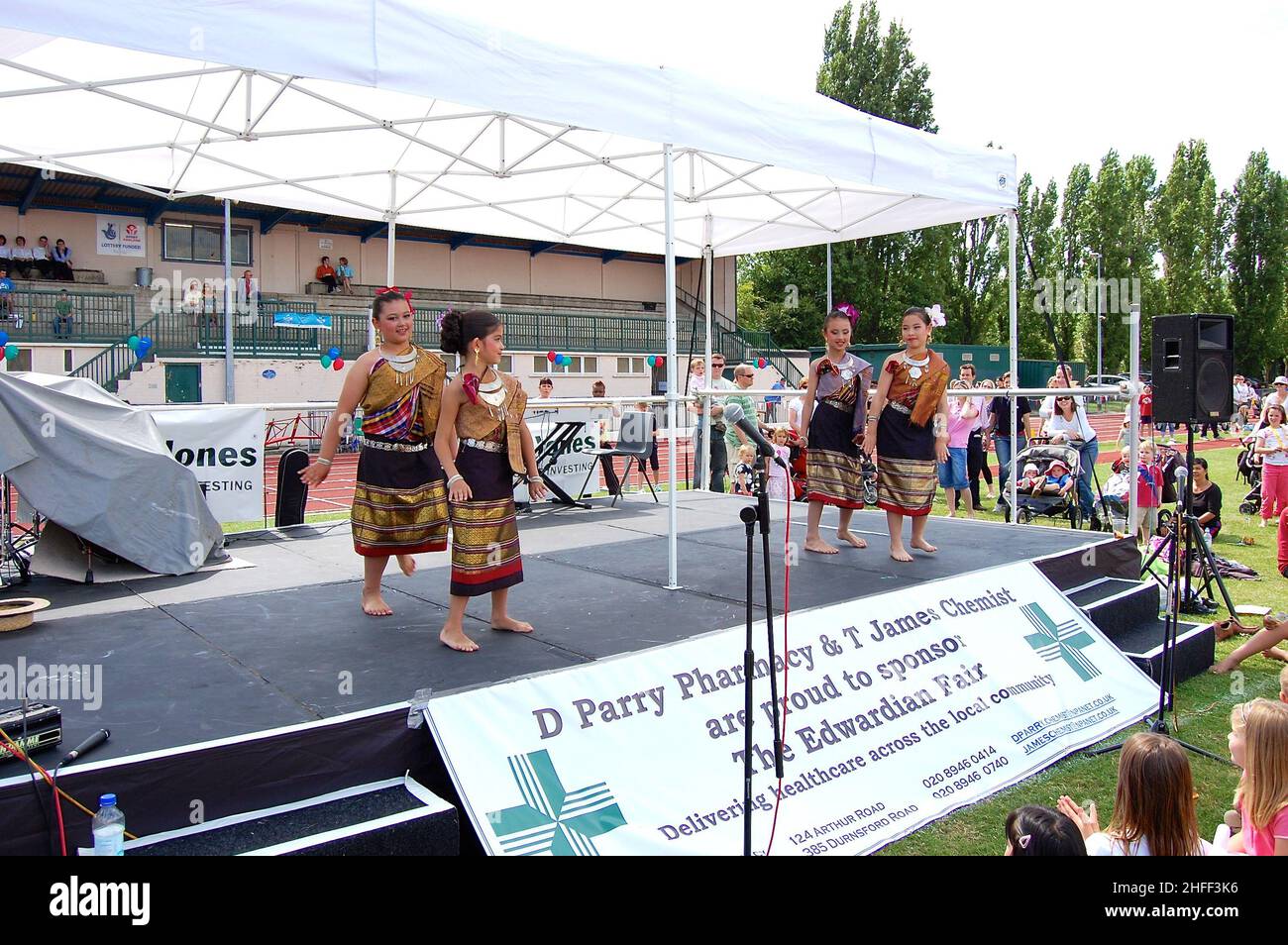 Family entertainment on offer in Wimbledon Park. An Edwardian Fair ...