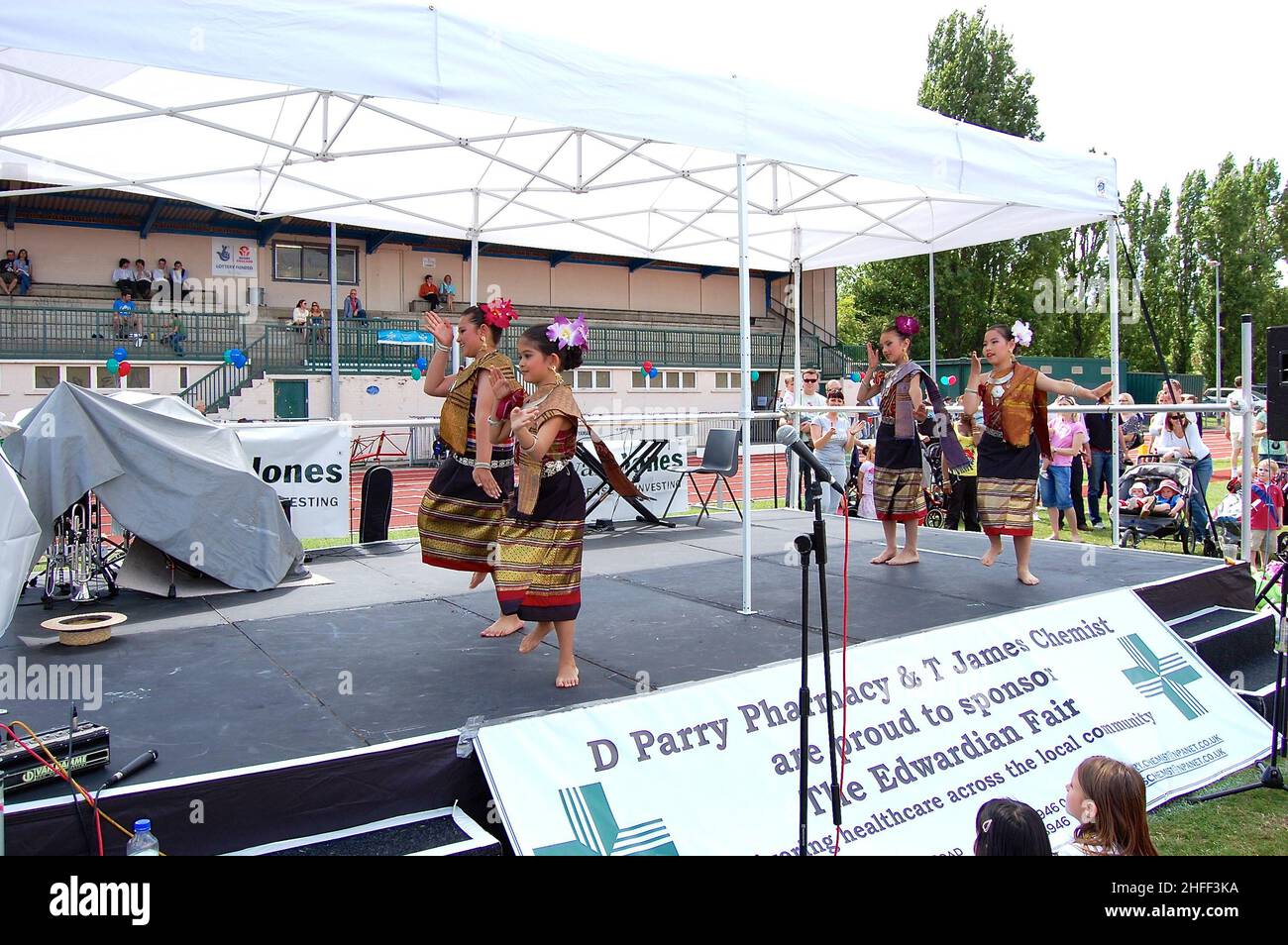 Family entertainment on offer in Wimbledon Park. An Edwardian Fair ...