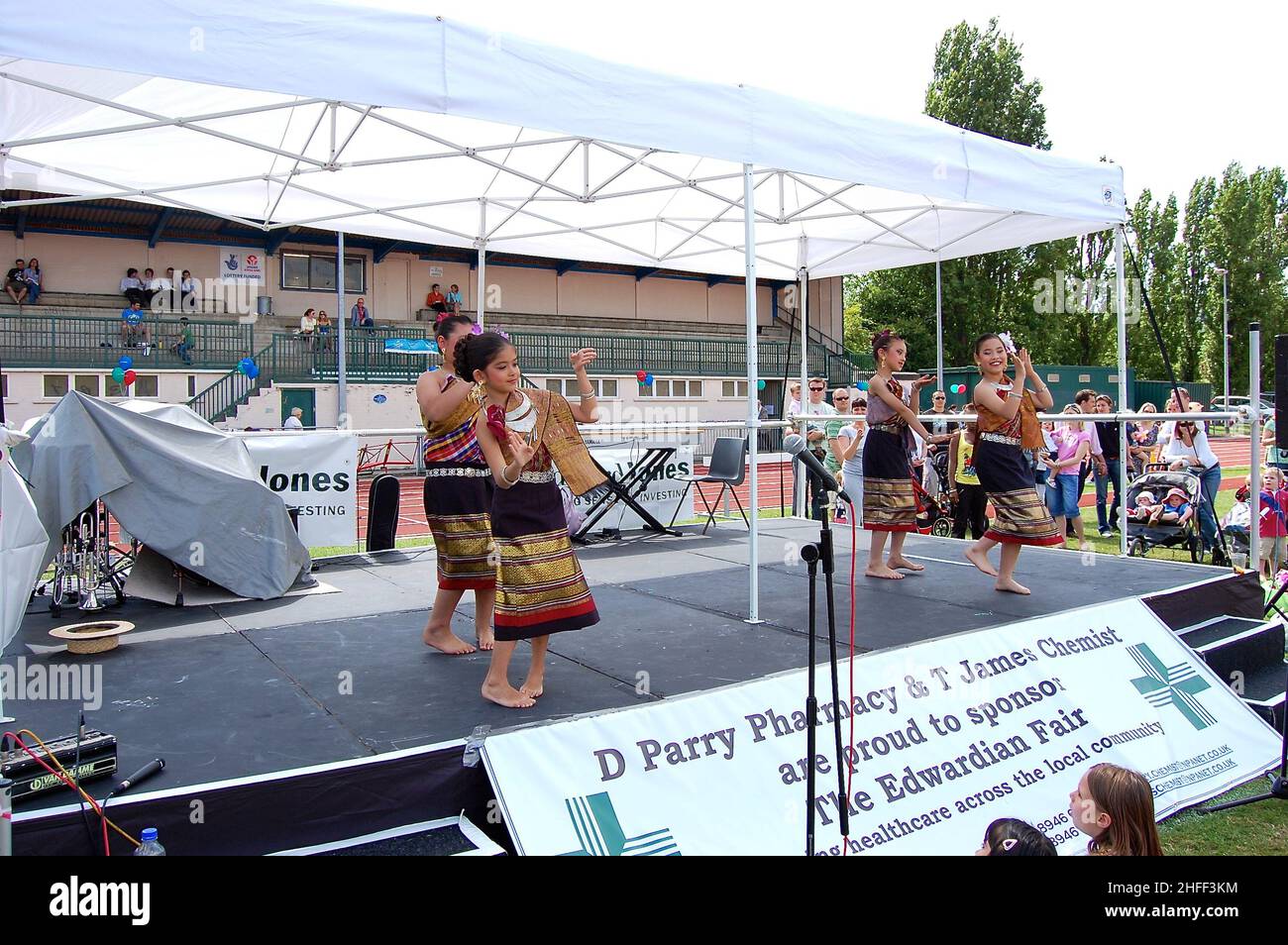 Family entertainment on offer in Wimbledon Park. An Edwardian Fair ...