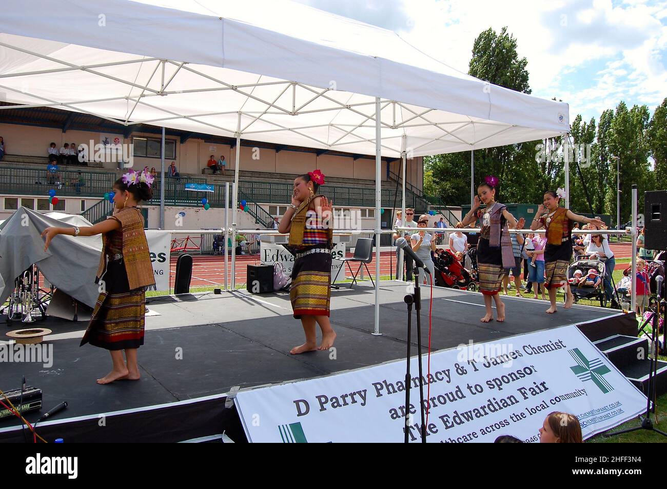 Family entertainment on offer in Wimbledon Park. An Edwardian Fair ...