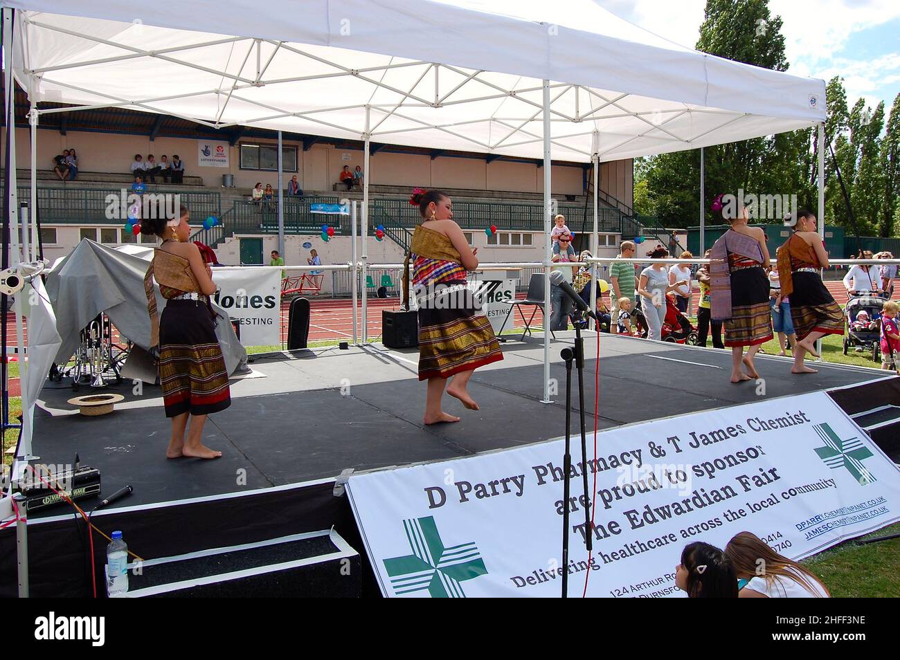 Family entertainment on offer in Wimbledon Park. An Edwardian Fair ...