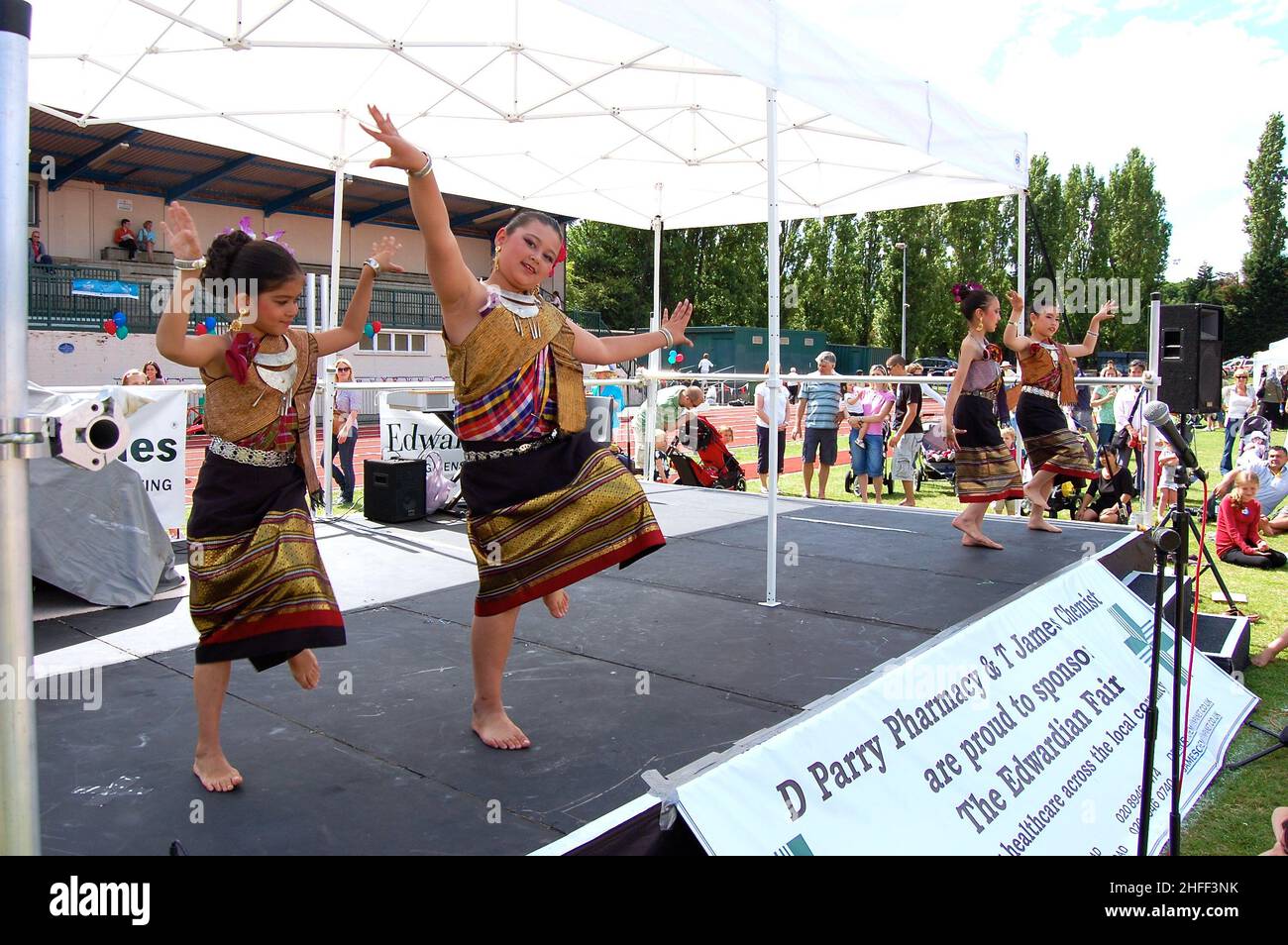Family entertainment on offer in Wimbledon Park. An Edwardian Fair ...