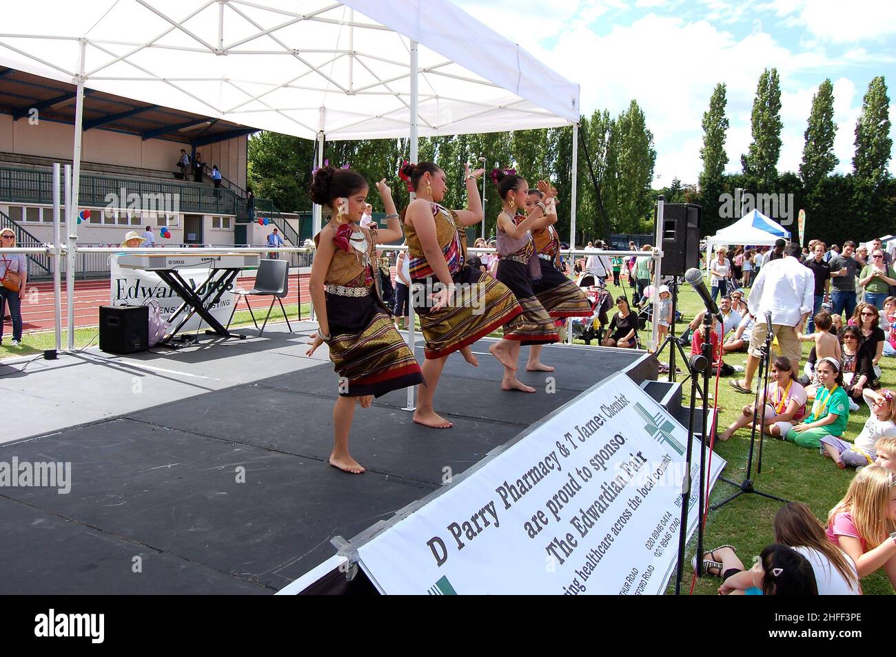 Family entertainment on offer in Wimbledon Park. An Edwardian Fair ...