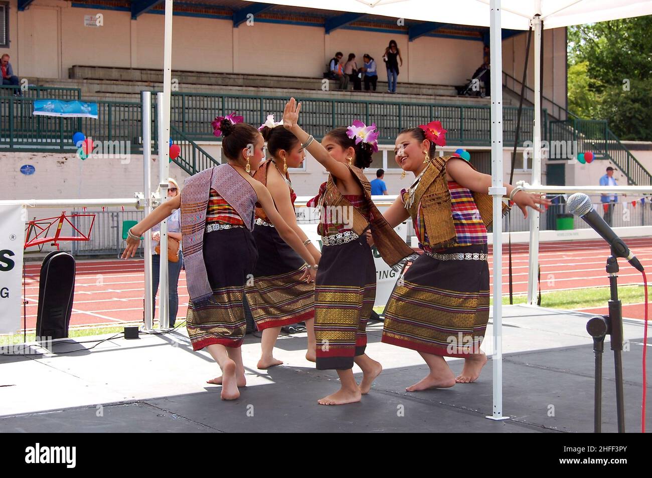 Family entertainment on offer in Wimbledon Park. An Edwardian Fair ...
