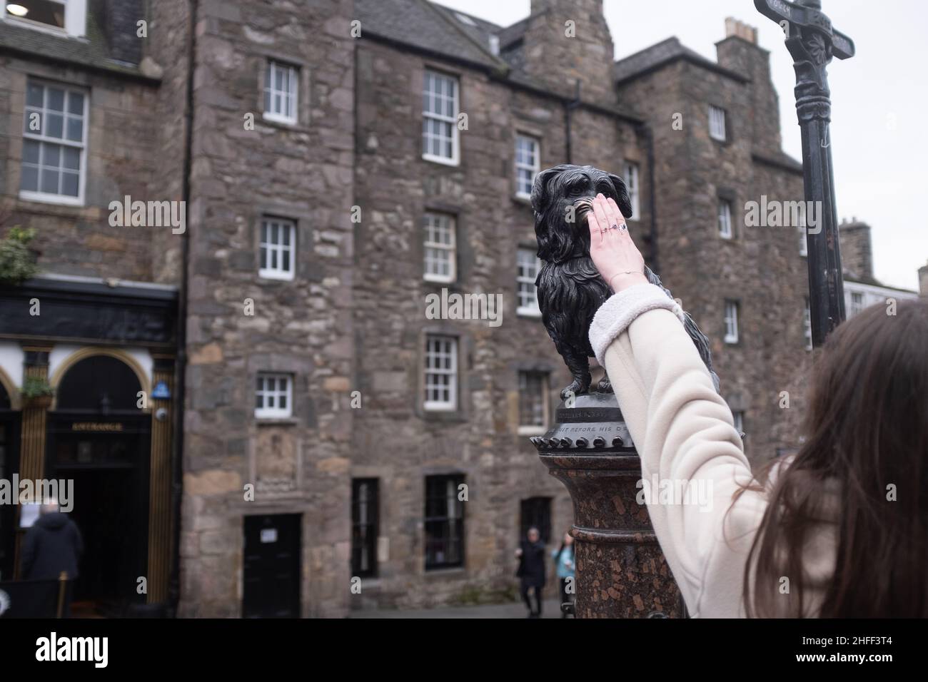 Greyfriars Bobby Statue Stock Photo - Alamy