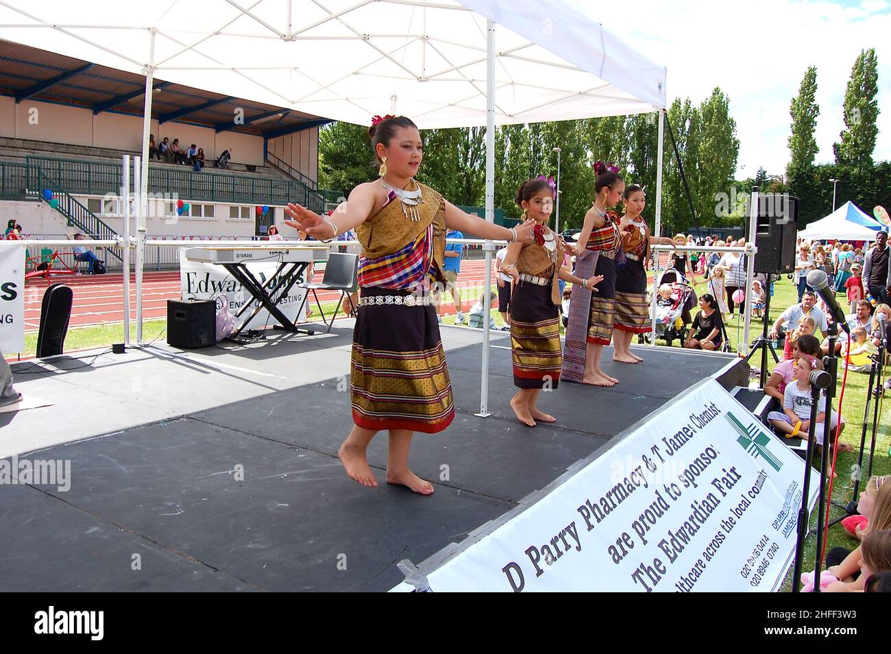 Family entertainment on offer in Wimbledon Park. An Edwardian Fair ...