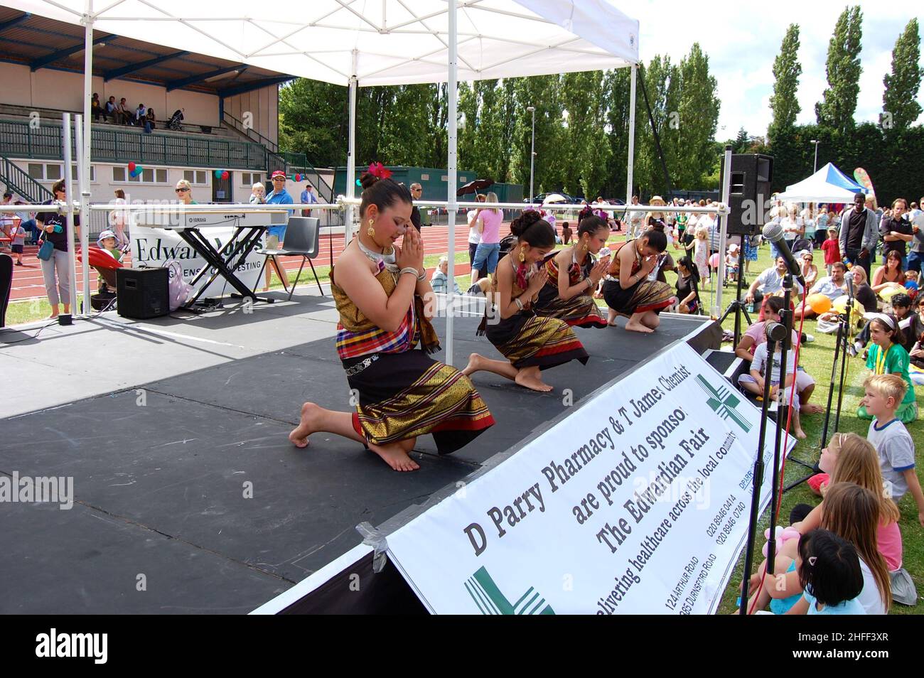 Family entertainment on offer in Wimbledon Park. An Edwardian Fair ...