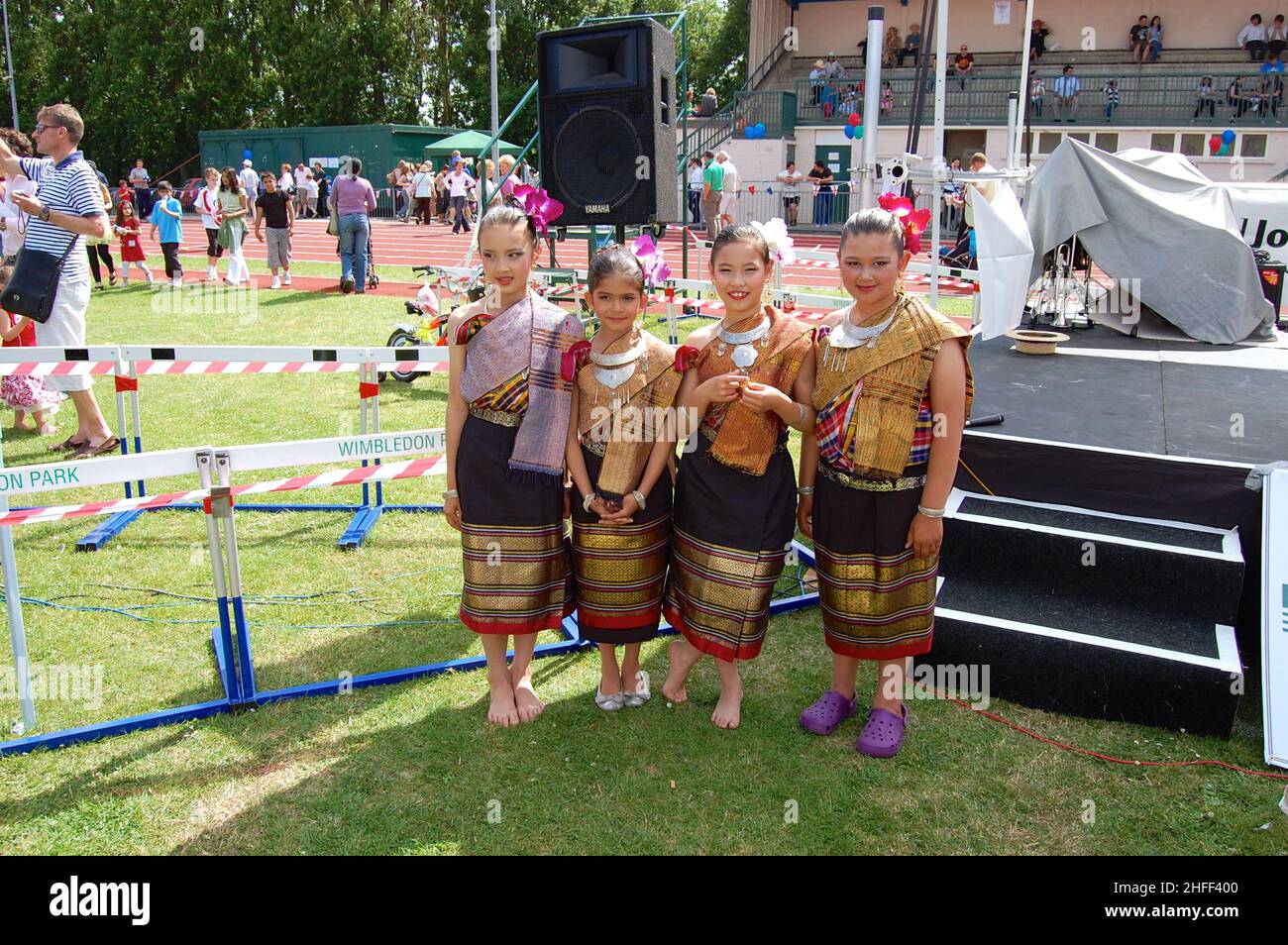 Family entertainment on offer in Wimbledon Park. An Edwardian Fair ...