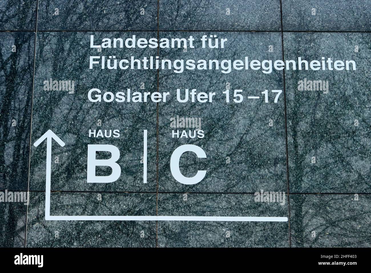 State Office for Refugee Affairs, Berlin, Germany Stock Photo - Alamy