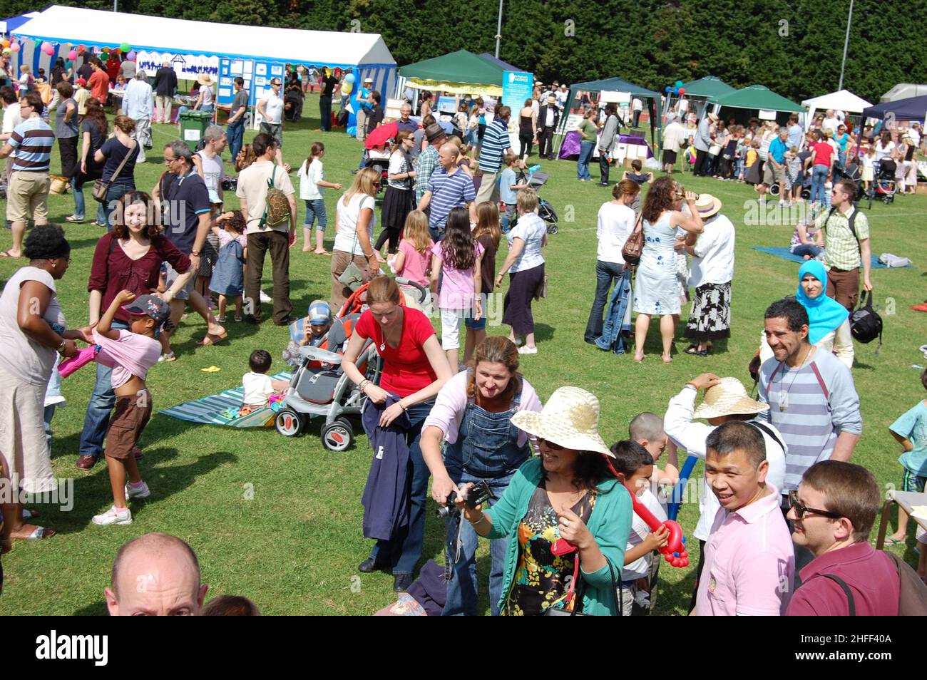 Family entertainment on offer in Wimbledon Park. An Edwardian Fair ...