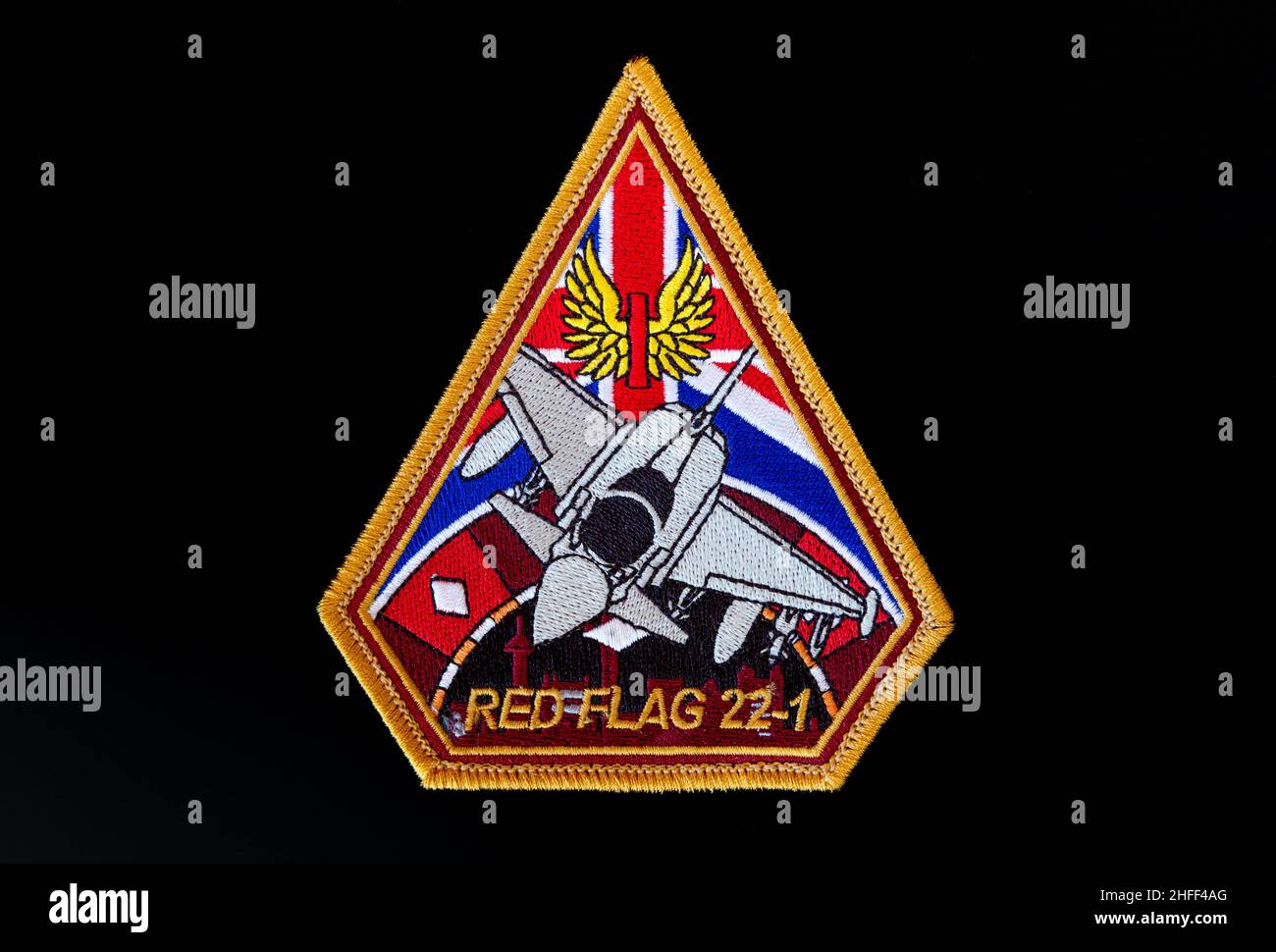 No 1 (F) Squadron Red Flag 22-1 Deployment Patch Stock Photo - Alamy