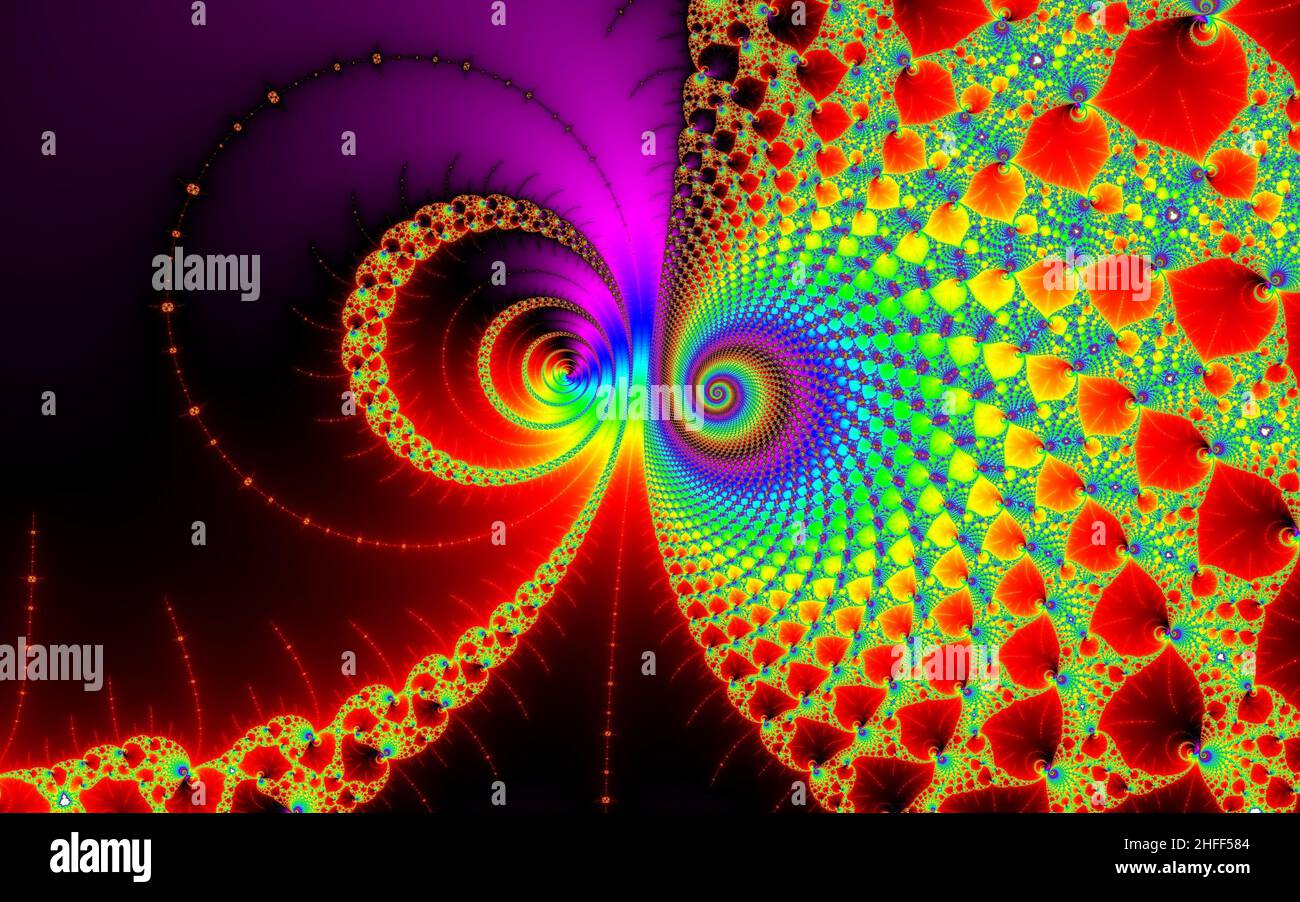 Pictures of appleman fractals Stock Photo - Alamy