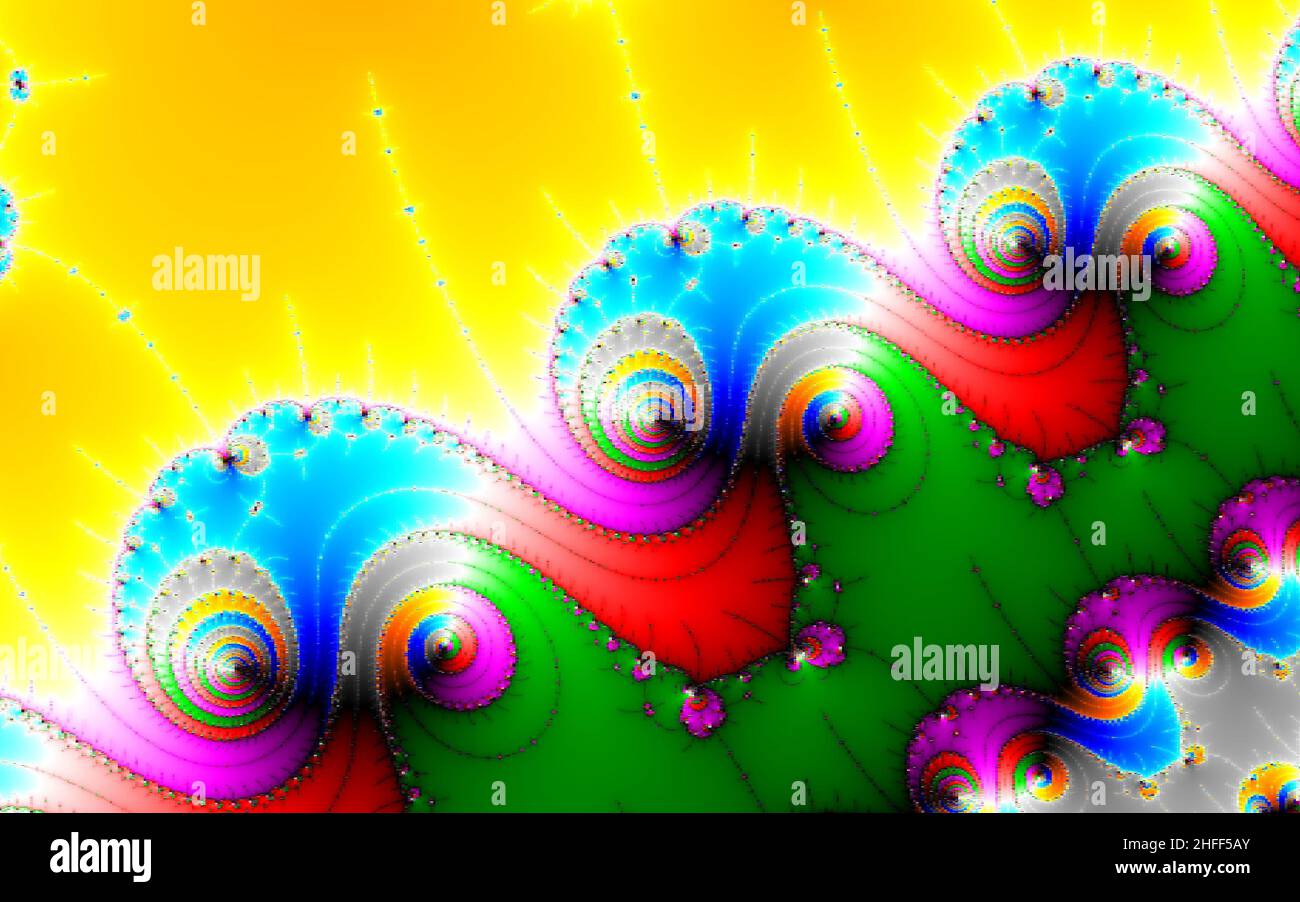 Pictures of appleman fractals Stock Photo - Alamy
