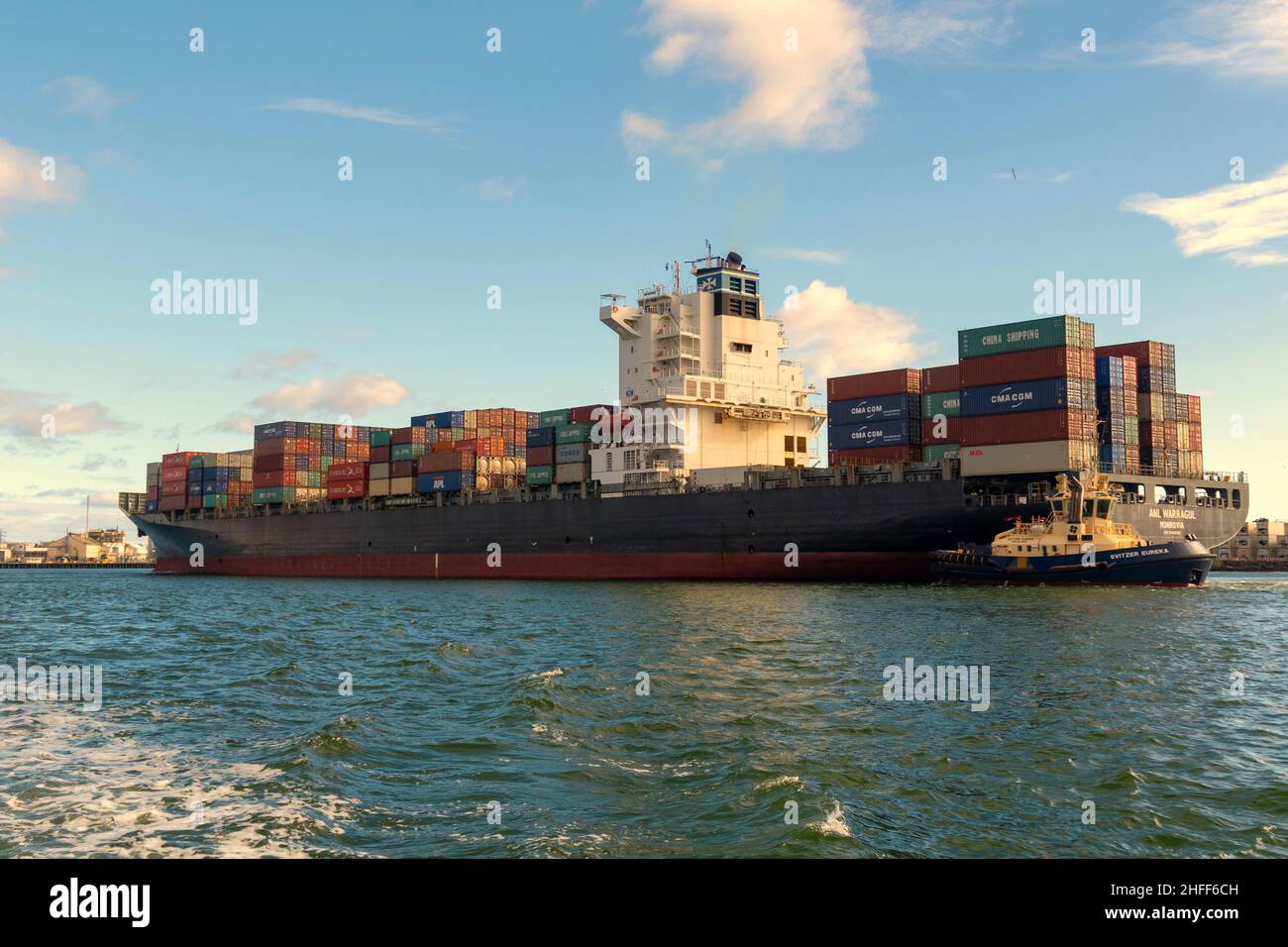 Container Cargo ships Stock Photo - Alamy