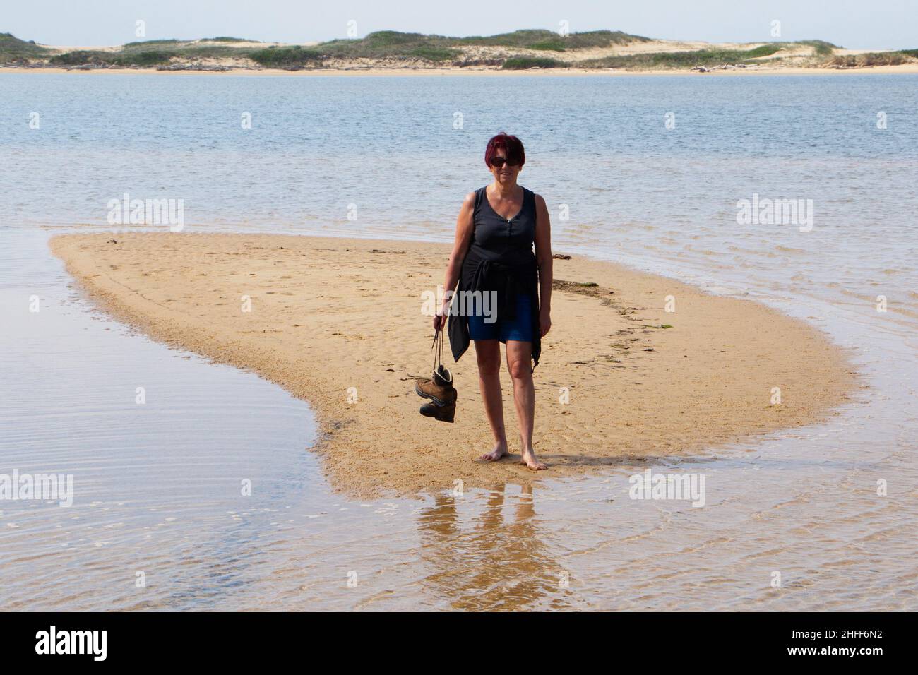 Beach in Marlo in Australia Stock Photo - Alamy