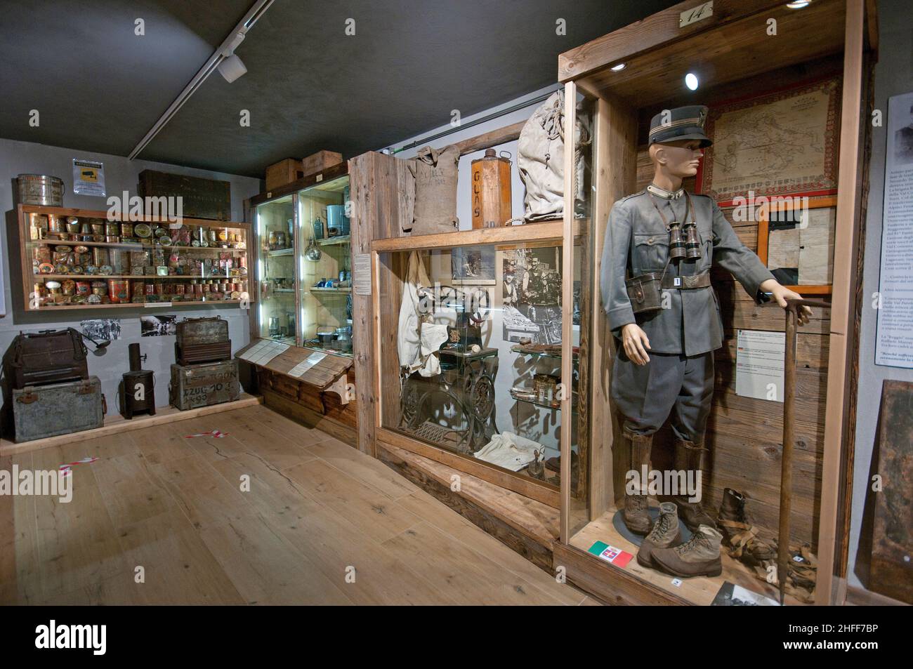 First World War museum in Pass Pordoi, Canazei, Trento, Trentino-Alto ...