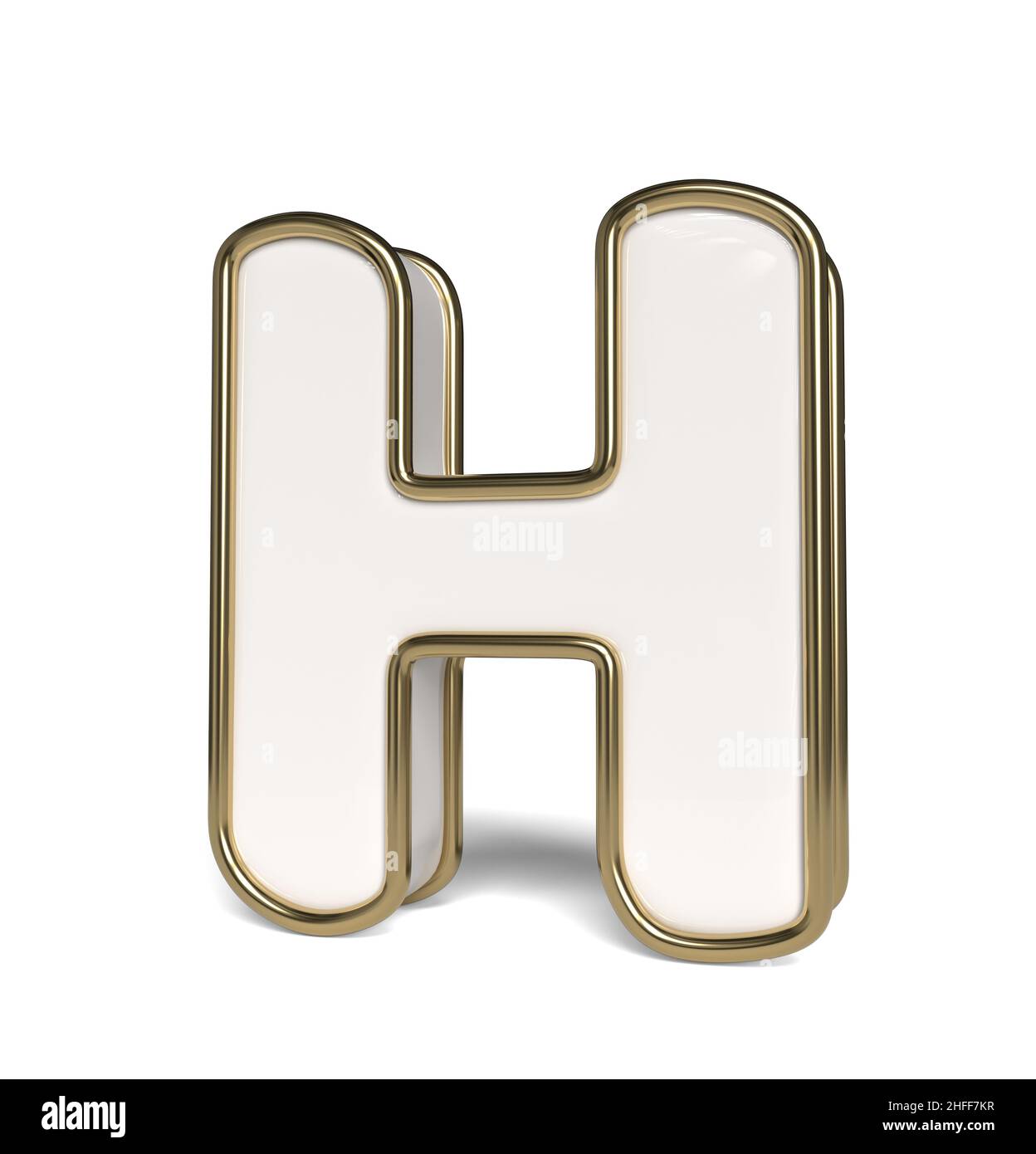 3d Letter H