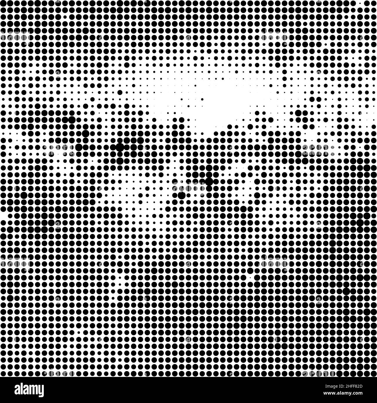 Halftone Pattern. Set of Dots. Dotted Texture on White Background ...