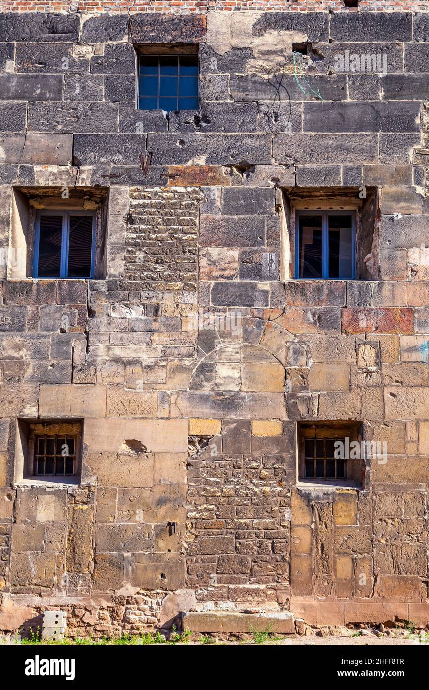 Facade red brick barracks hi-res stock photography and images - Alamy
