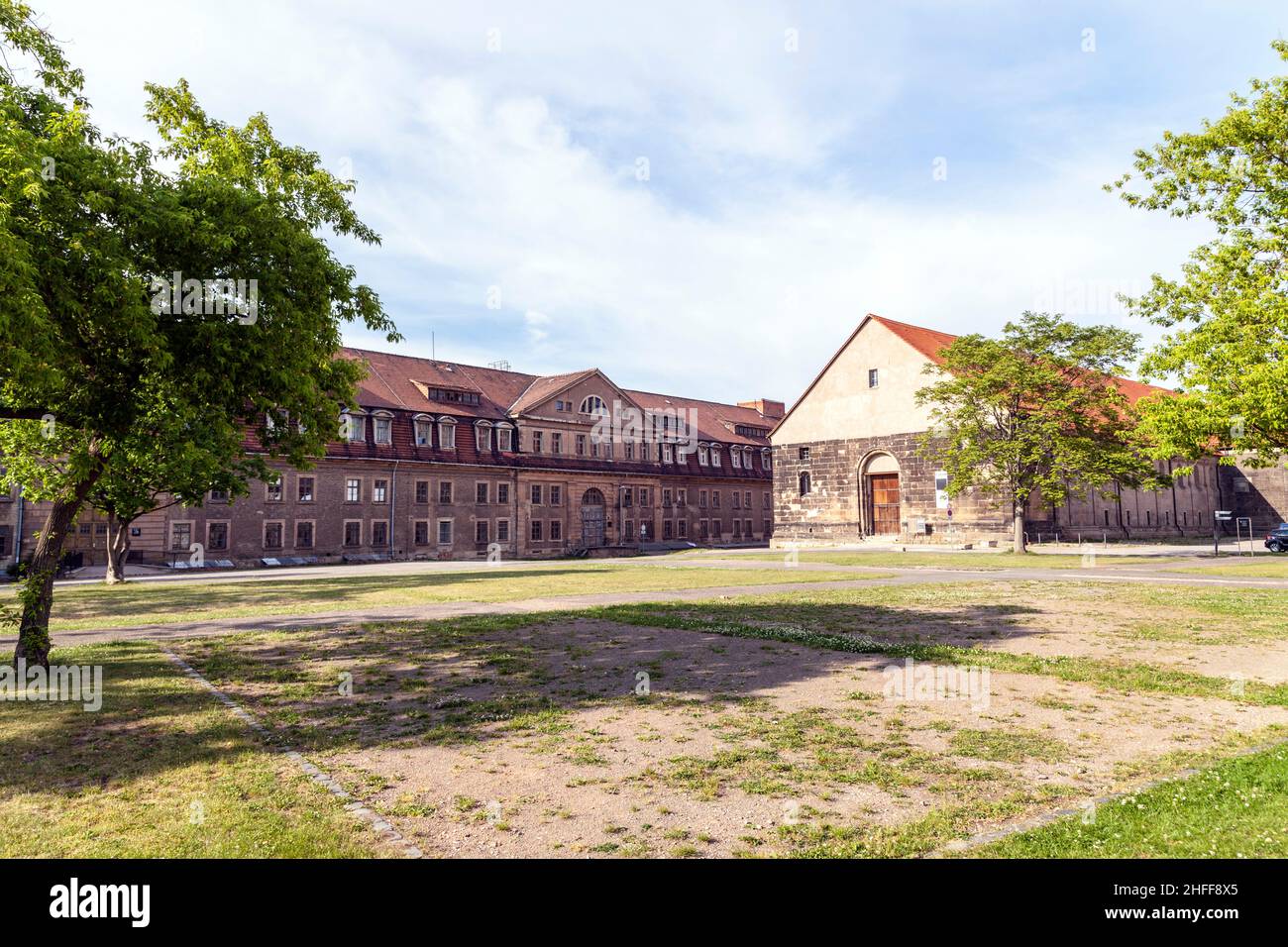 Petersberg Citadel in Erfurt is one of the biggest still existing early ...