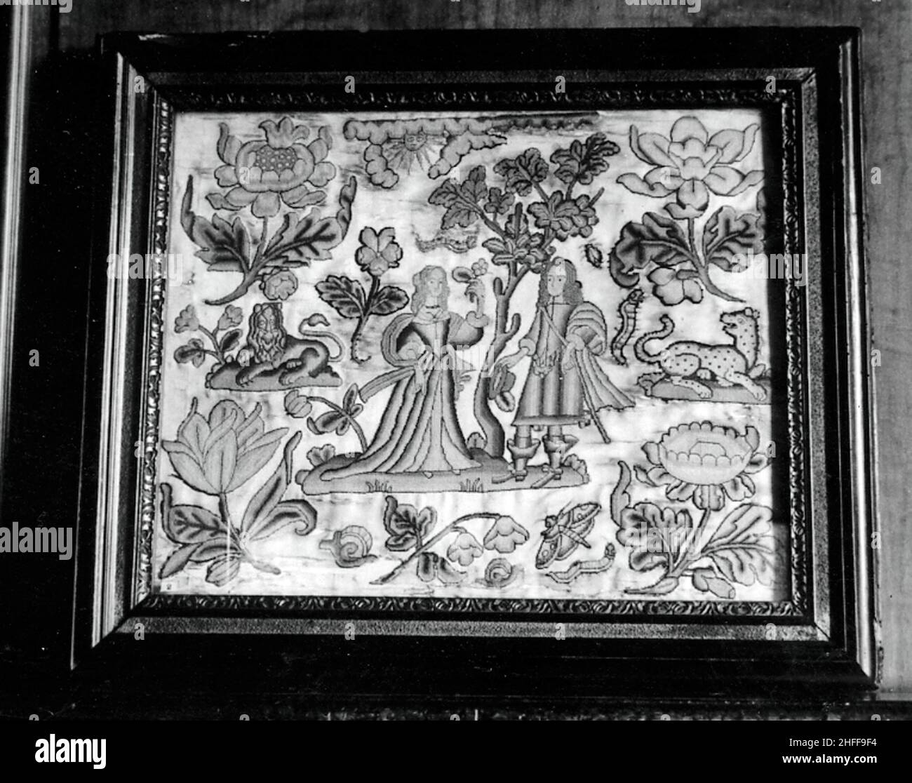 Picture (Depicting William and Mary), England, c. 1869 Stock Photo - Alamy