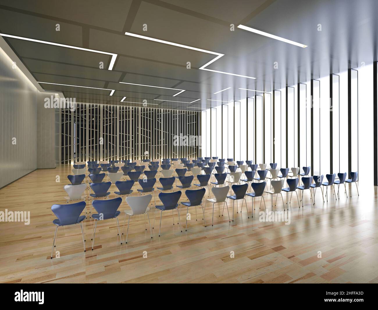 3d render of meeting and conference room Stock Photo - Alamy