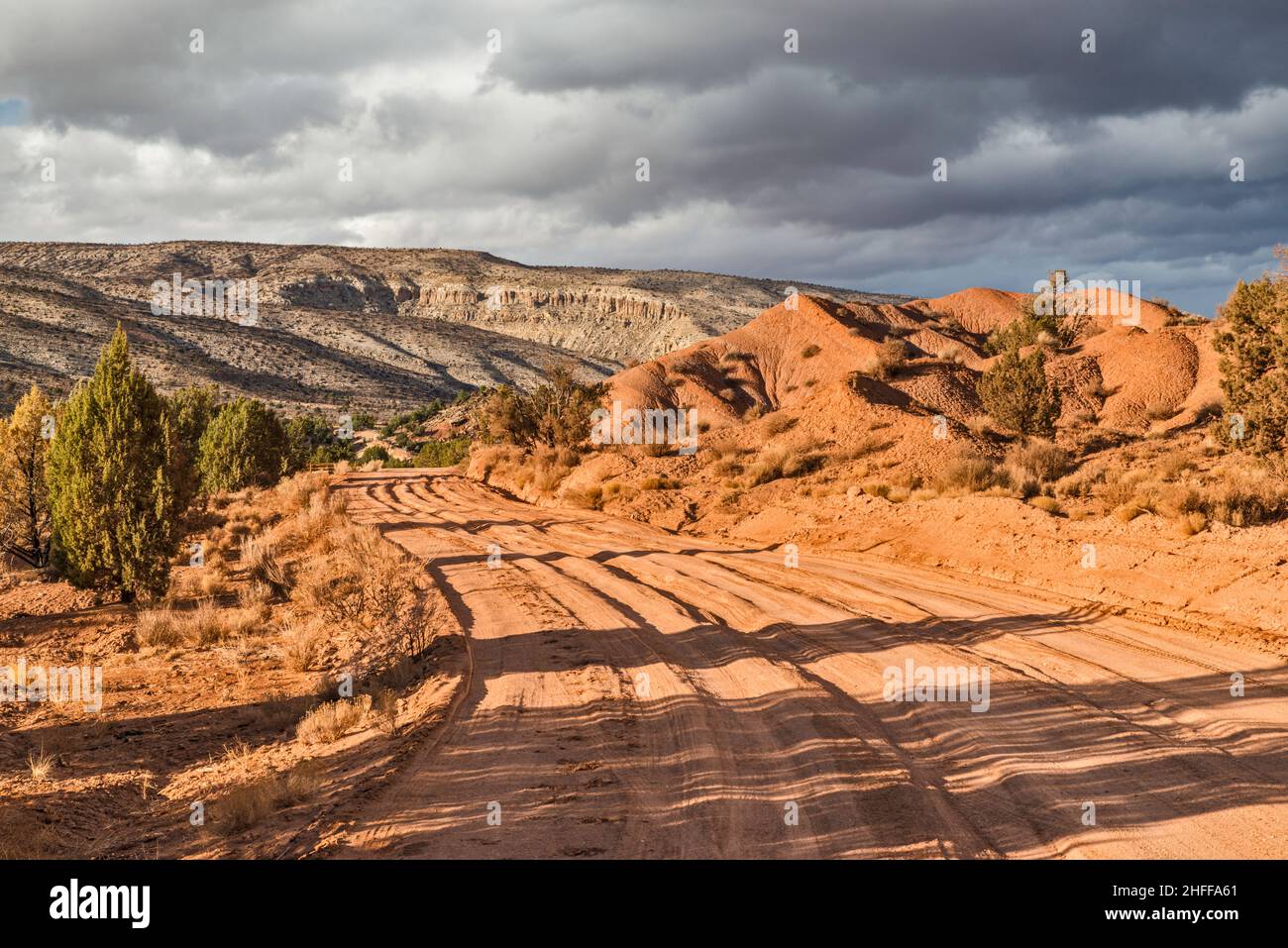 House Rock Valley Road (1065), rutted road in Coyote Valley, near ...
