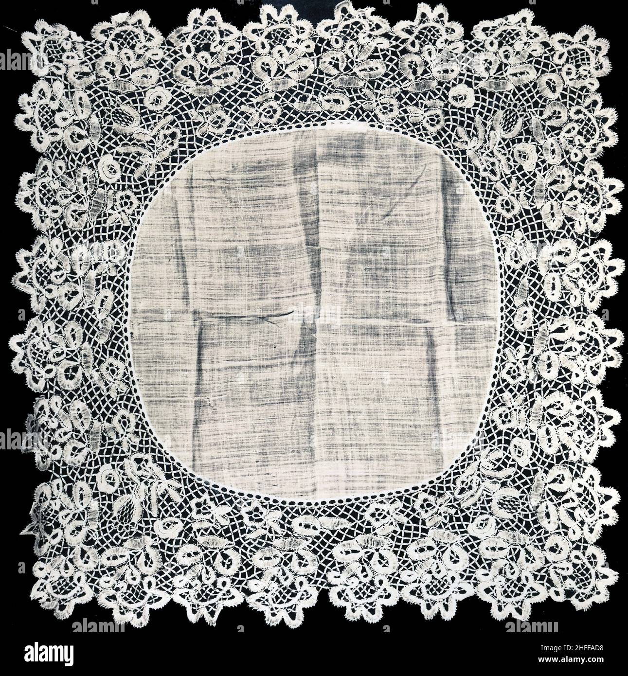 Handkerchief, England, 1850/75 Stock Photo - Alamy