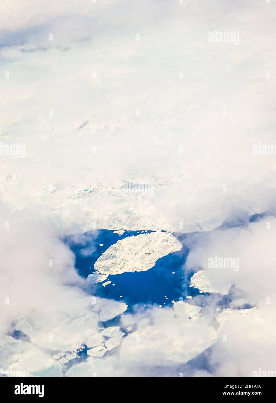 sheet of ice floating on the arctic ocean Stock Photo - Alamy