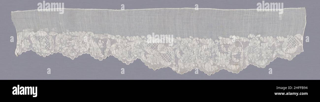 Sleeve Ruffle, France, Mid-18th century Stock Photo - Alamy