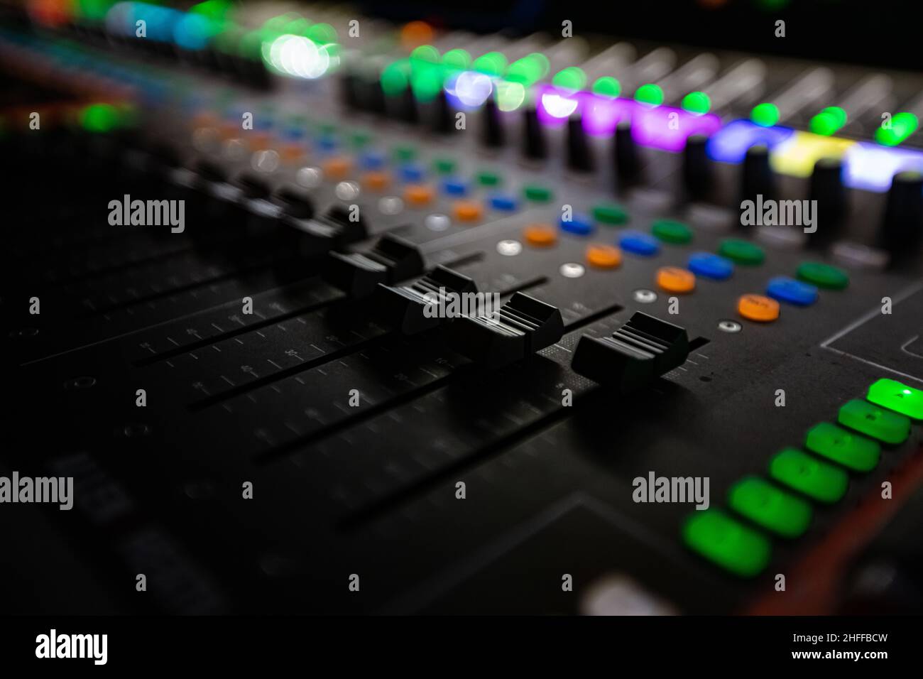 Sound check equalizer hi-res stock photography and images - Alamy