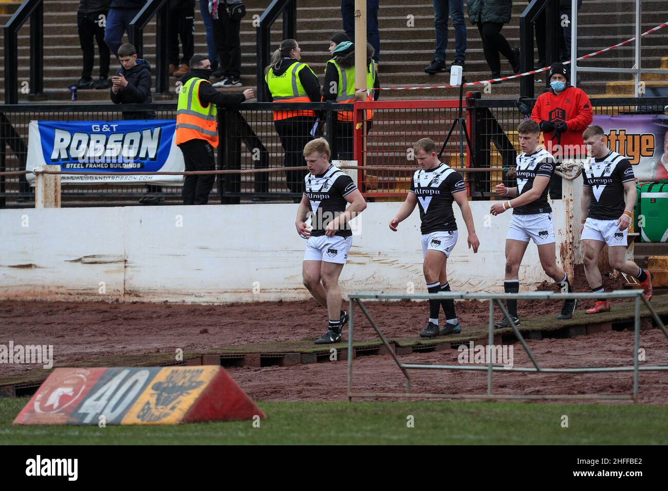 The Hull City FC team arrive out of the tunnel for the pre season ...