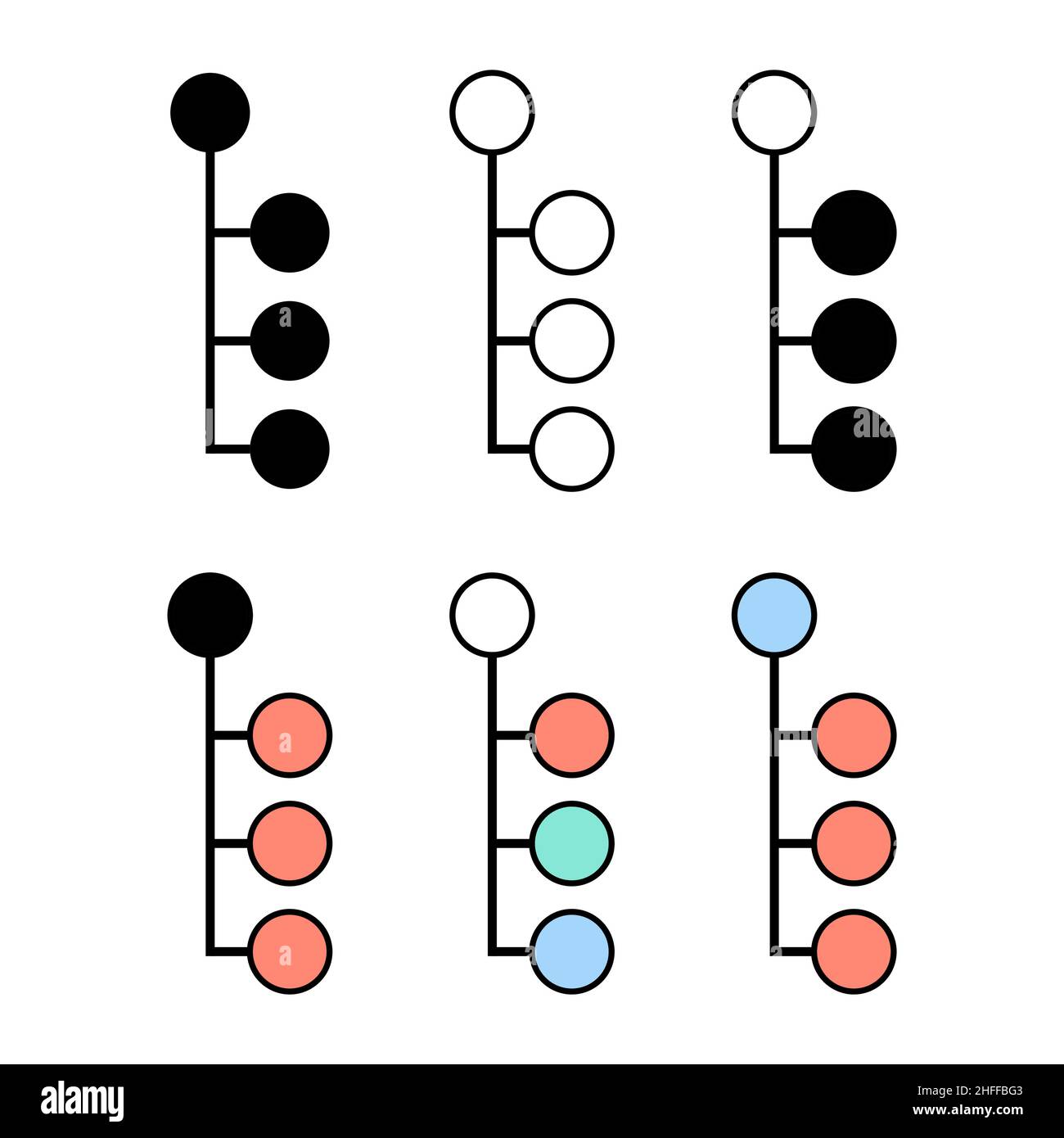 Organization set icon, Teamwork collection group, people work together ...