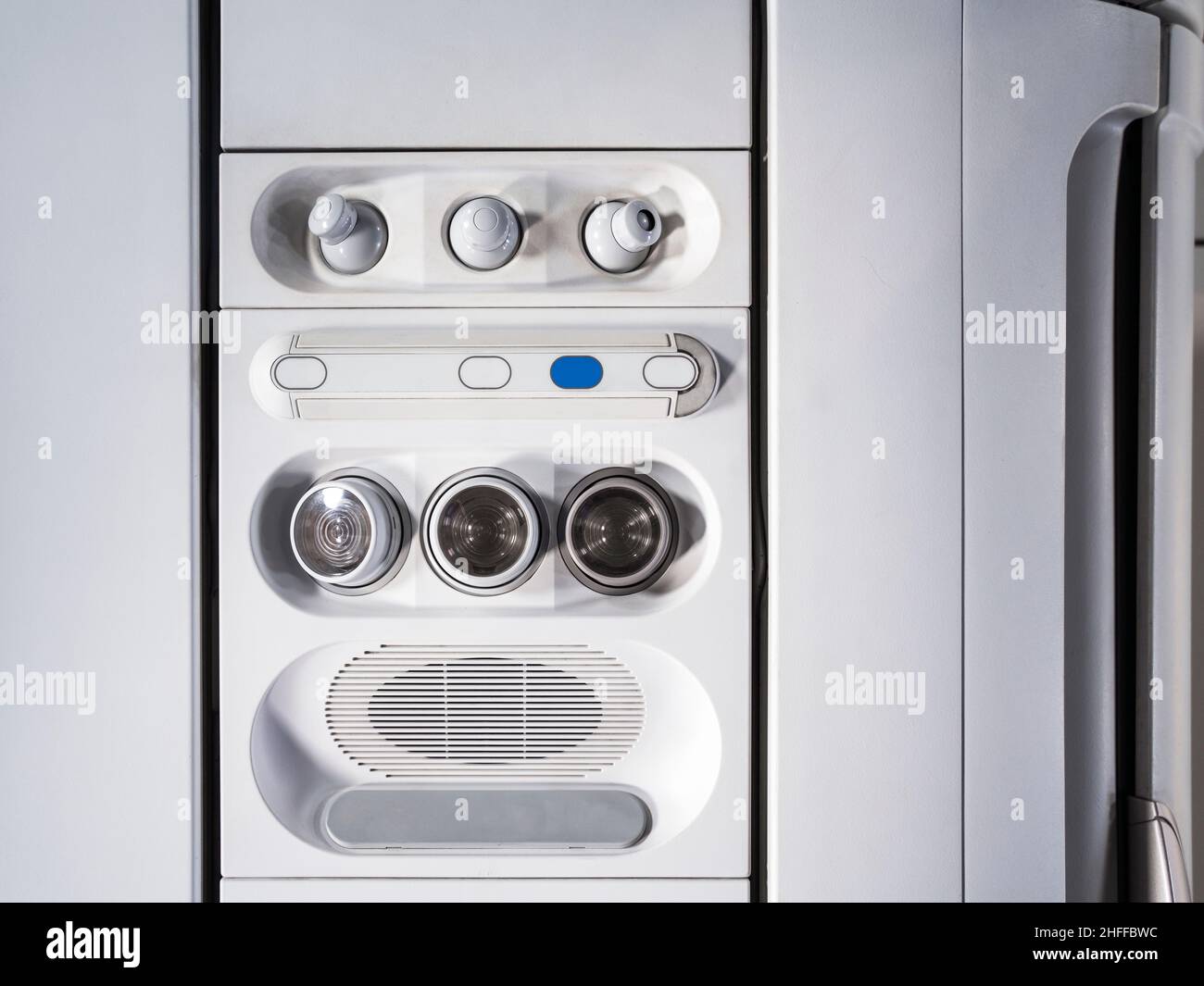 overhead console in the passenger airplane Stock Photo - Alamy overhead console in the passenger airplane Stock Photo - Alamy