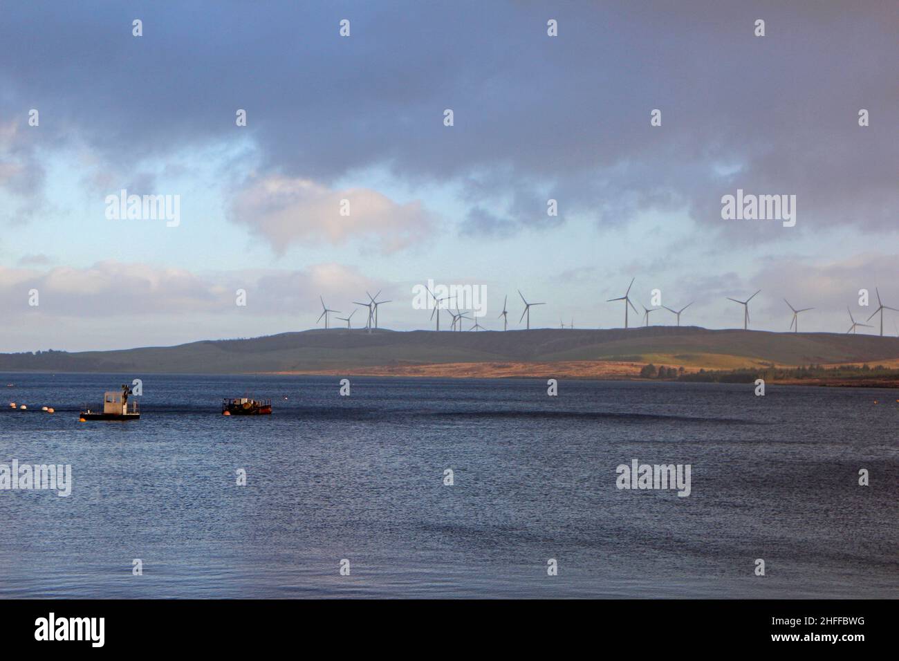 Llyn Brenig reservoir, Wales Stock Photo - Alamy