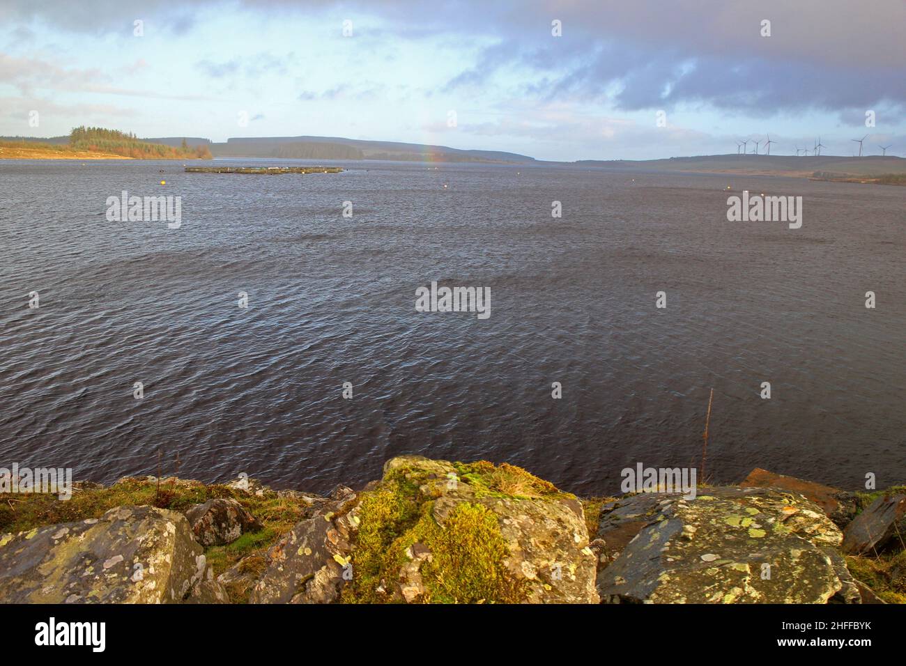 Llyn Brenig reservoir, Wales Stock Photo - Alamy