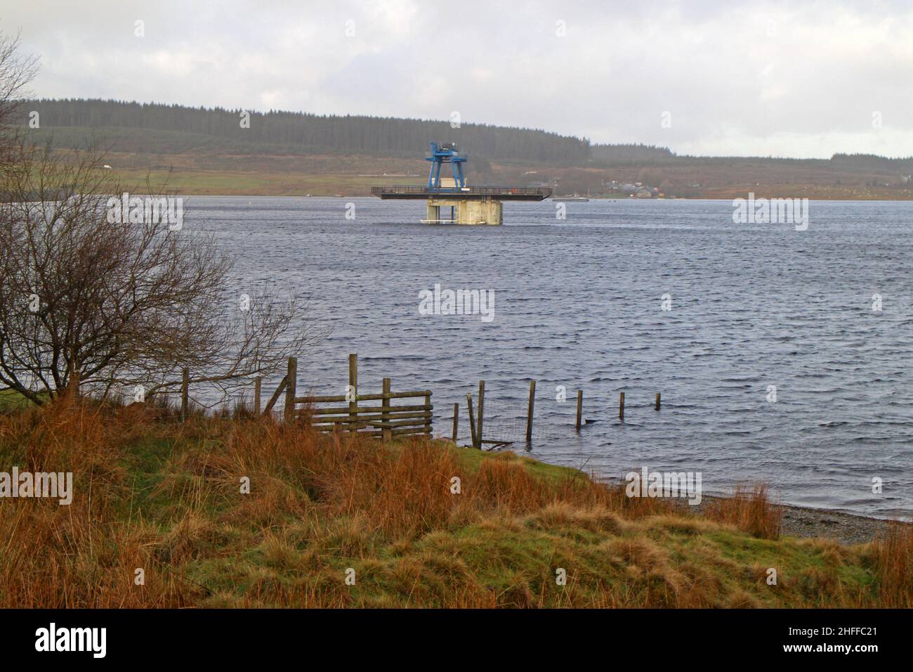 Llyn Brenig reservoir, Wales Stock Photo - Alamy