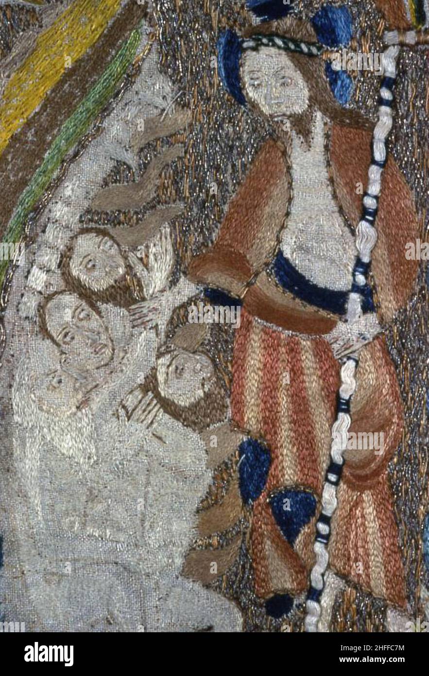 Orphrey Band, England, 1375/1400 Stock Photo - Alamy