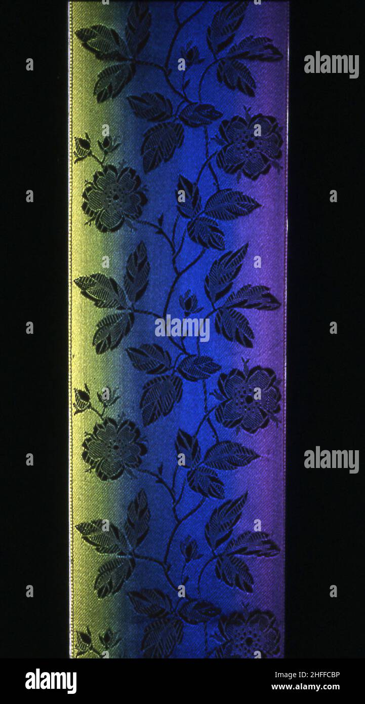 Patterned blue ribbon hi-res stock photography and images - Alamy