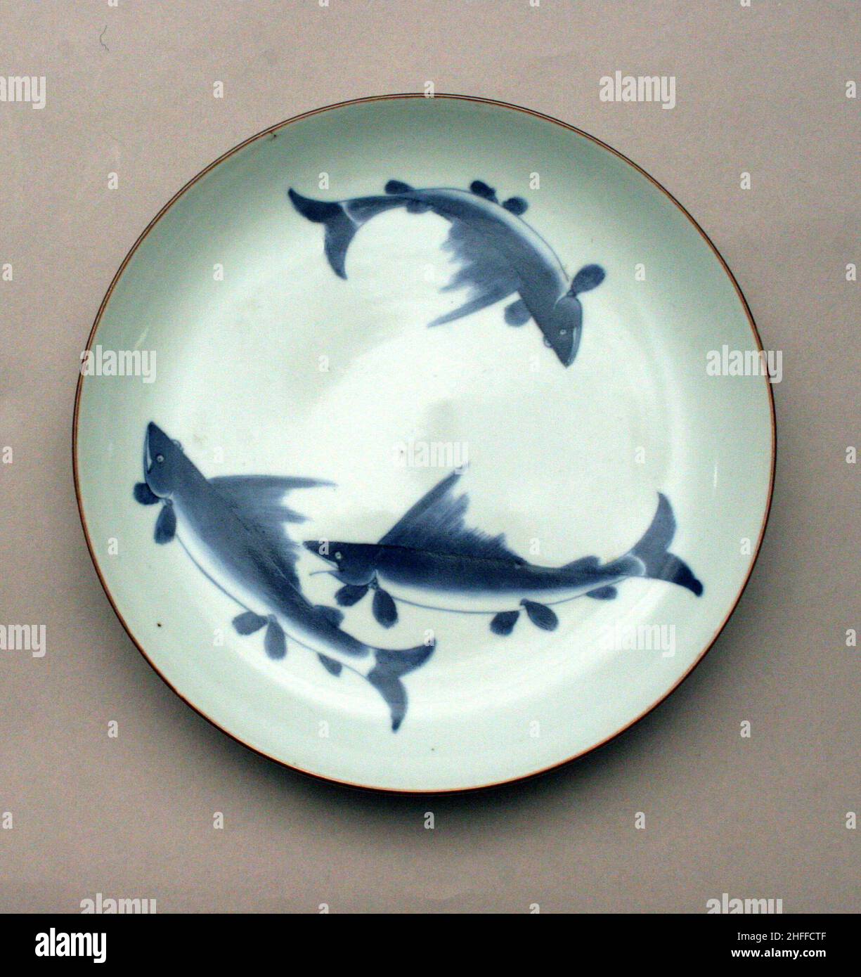 Plate, Edo period (1603-1868), 18th century Stock Photo - Alamy