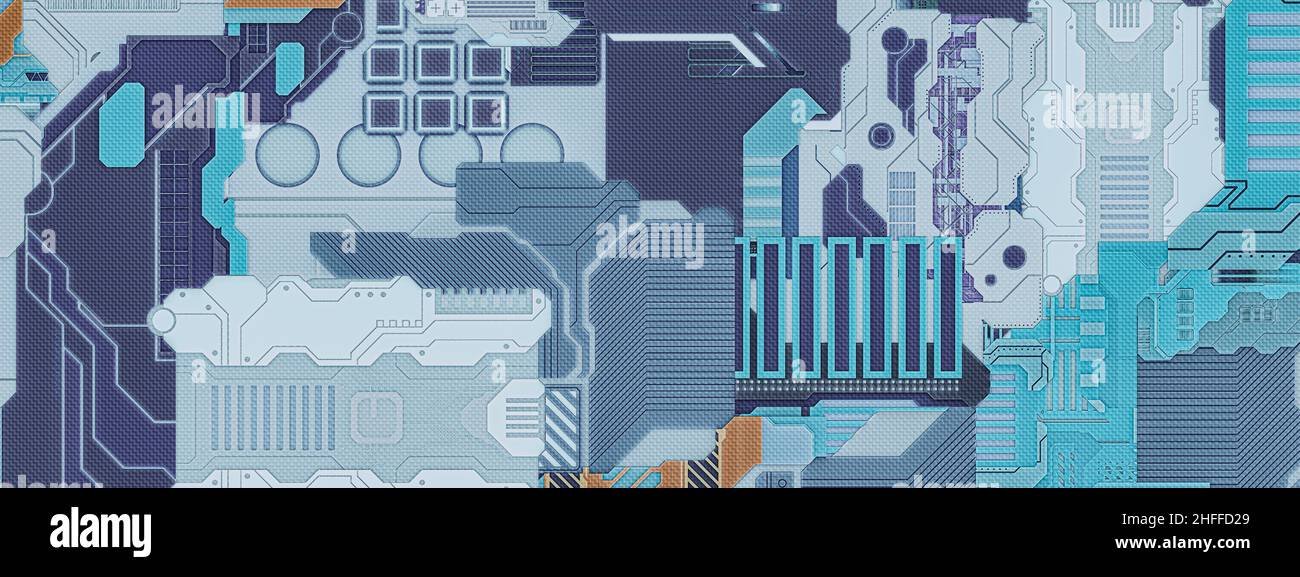 Electronic board background 3D illustration Stock Photo - Alamy