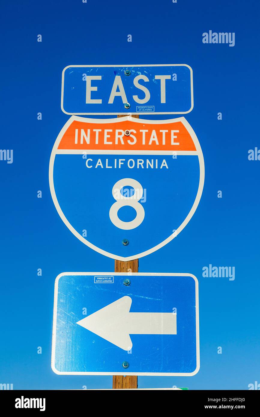 Interstate 8 hi-res stock photography and images - Alamy