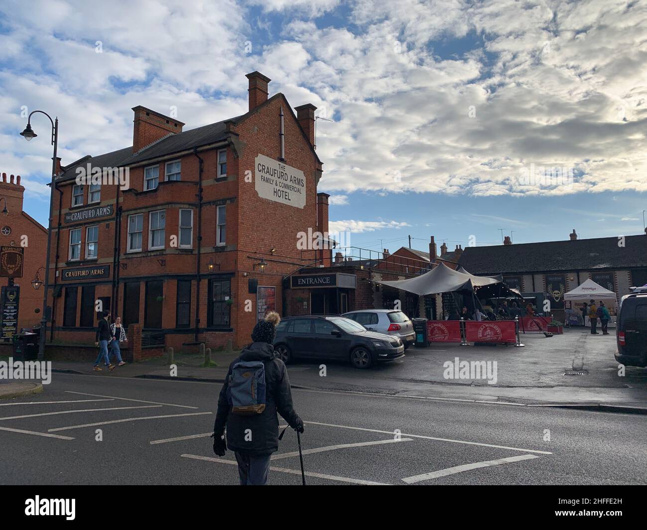 Vegan food market Wolverton Milton Keynes UK Stock Photo - Alamy