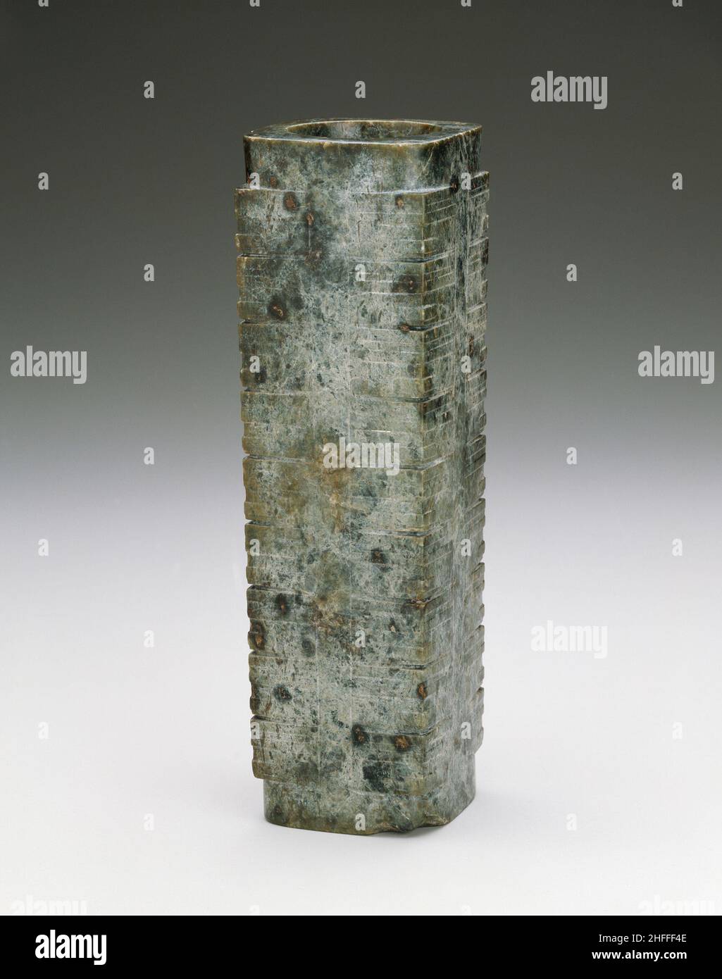 Cong, Neolithic period (ca.8000-2000 BC), Liangzhu Culture, ca. 3000 ...